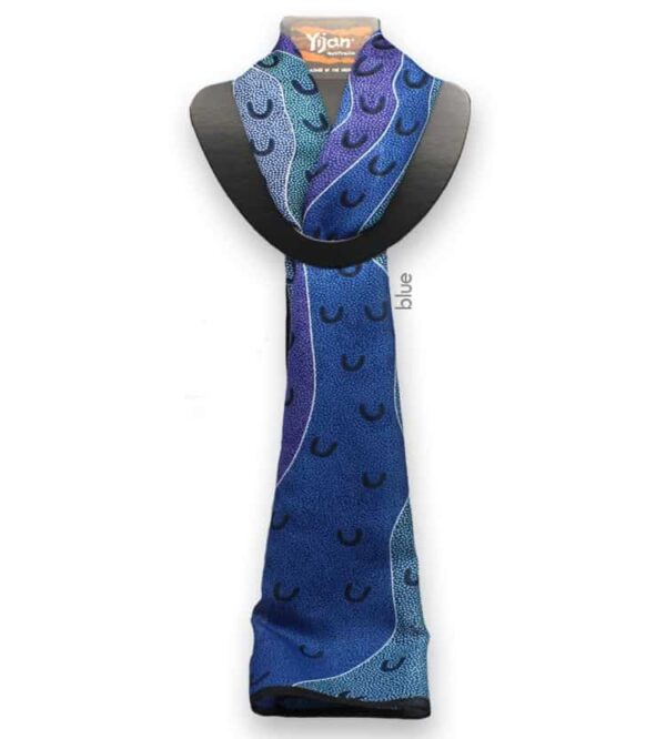 Australian Made Yijan Aboriginal Scarf - Free Aus-Wide Shipping Over $100