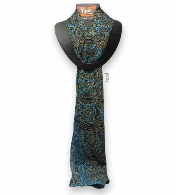 Australian Made Yijan Aboriginal Scarf - Free Aus-Wide Shipping Over $100