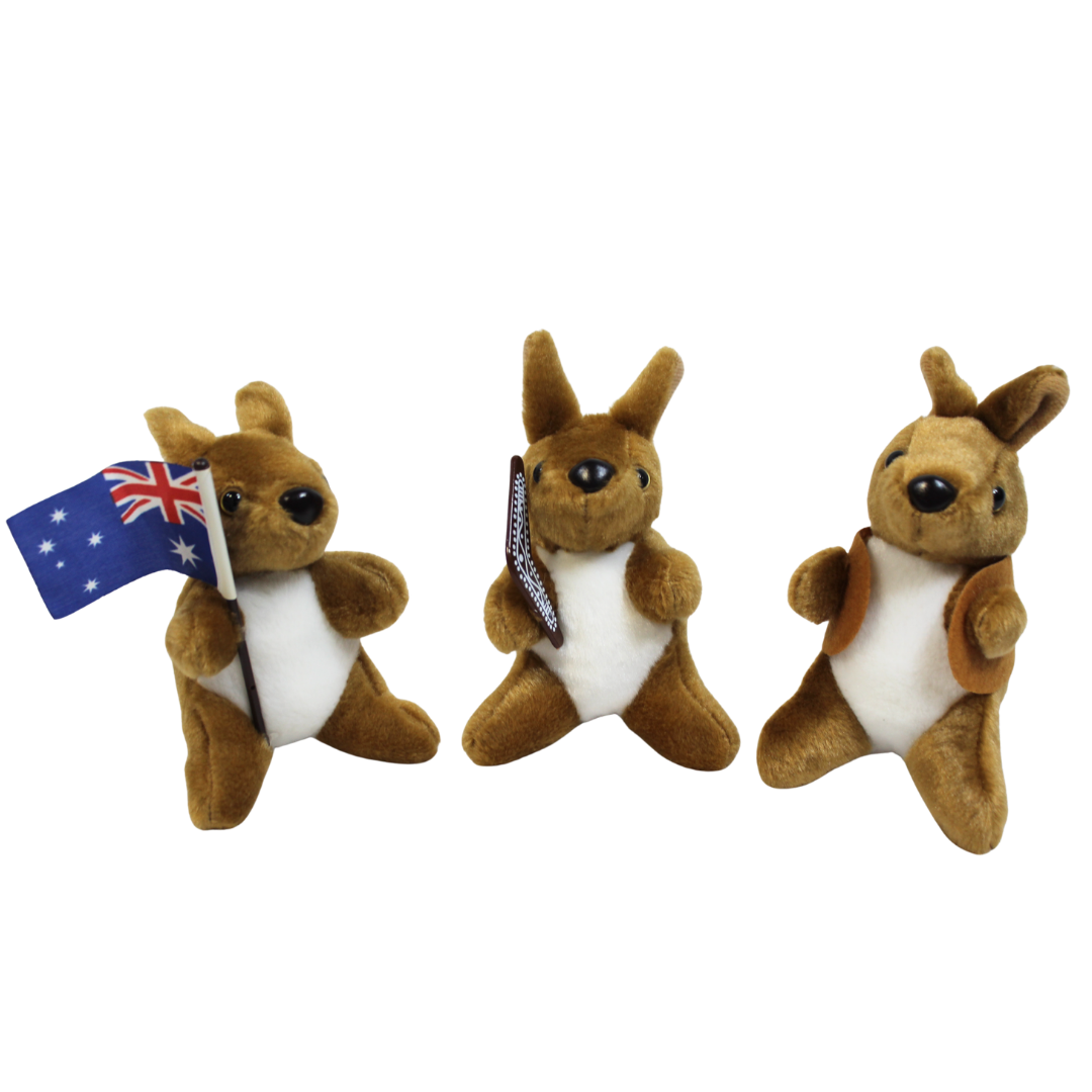 Kangaroo Plush Toy 13cm - Australia's No1. Souvenir Store