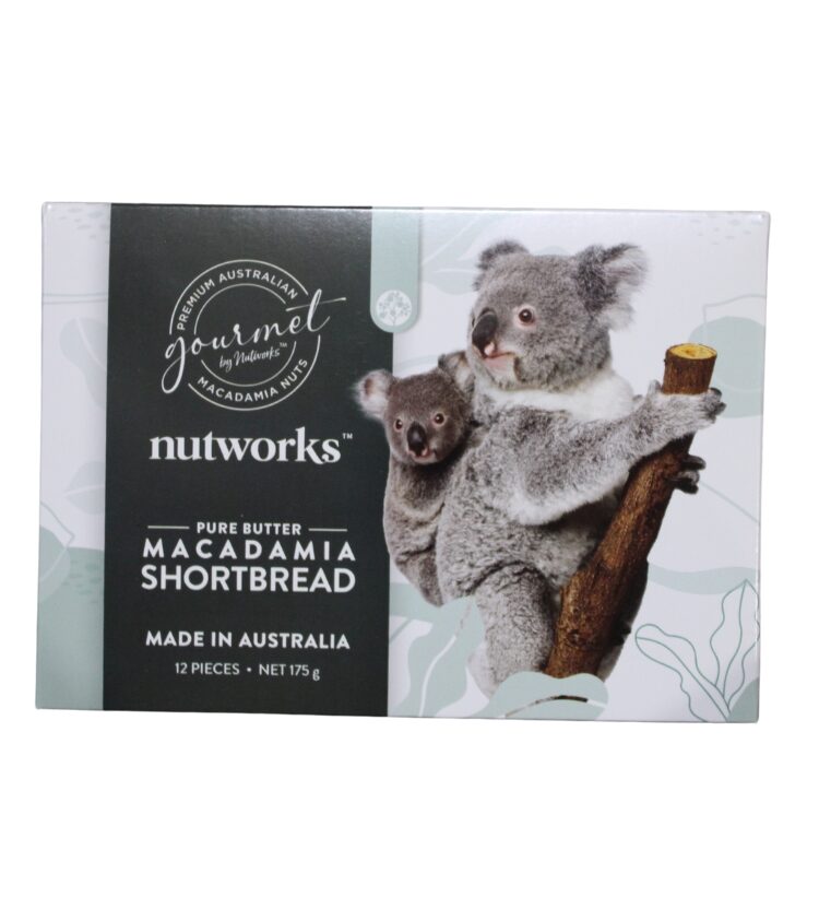Macadamia Shortbread Biscuits 175g - Free Aus-Wide Shipping Over $100