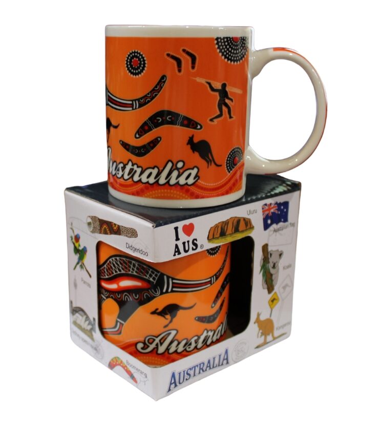 Dot Kangaroo Mug - Free Aus-Wide Shipping Over $100