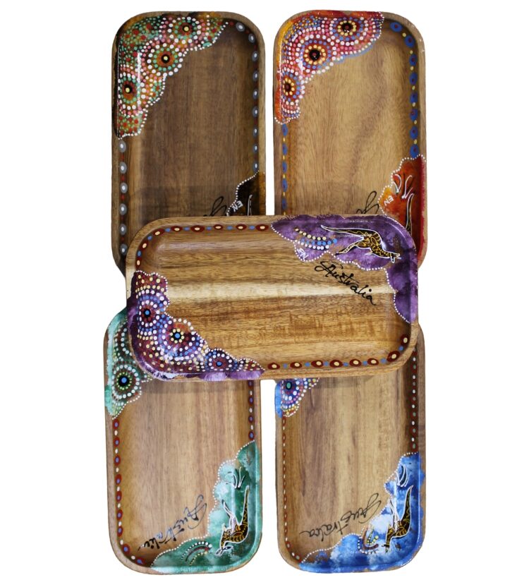 Small Retangle Wooden Plate - Australia's No1. Souvenir Store