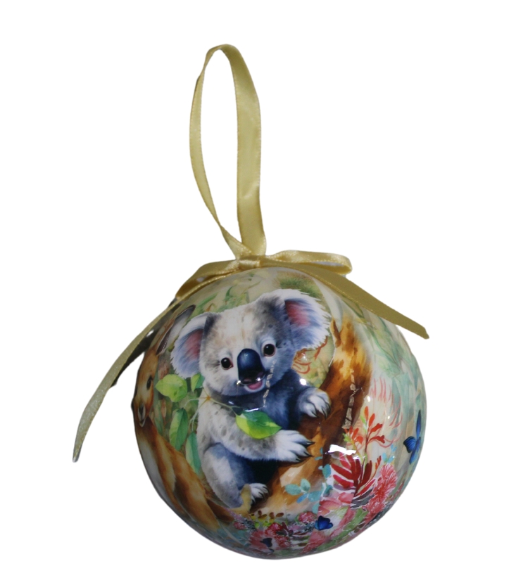 Baby Kangaroo and Koala Christmas Bauble - Australia's No1. Souvenir Store