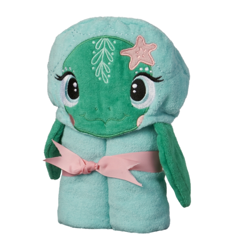 Blue Turtle Hooded Towel - Australia the Gift