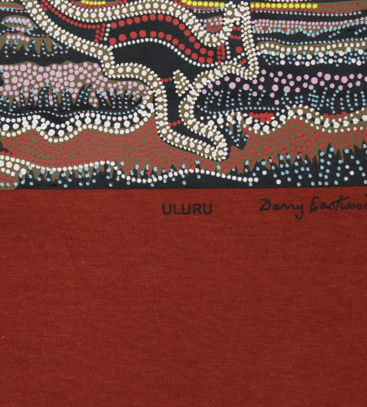 Rust Dot Uluru T-Shirt - Australia's No1. Souvenir Store