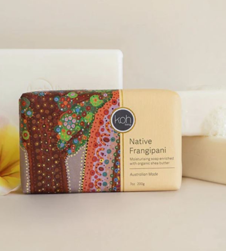Native Frangipani Soap 200g - Free Aus-Wide Shipping Over $100
