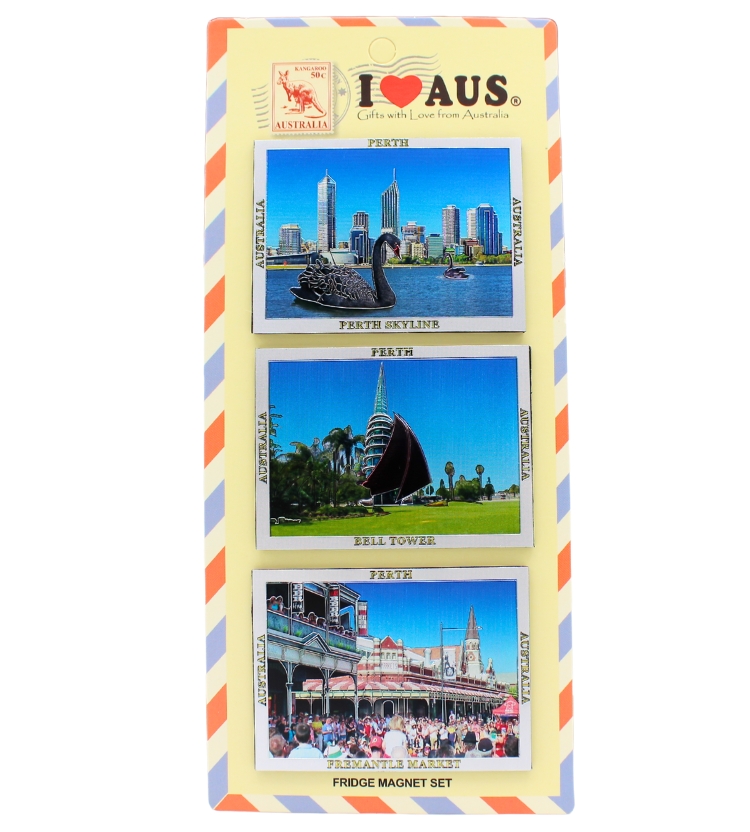 Perth Foil Magnet Pack - Free Aus-Wide Shipping Over $100