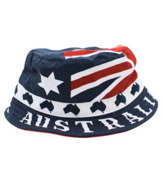 Australian Flag Bucket Hat - Free Aus-Wide Shipping Over $100